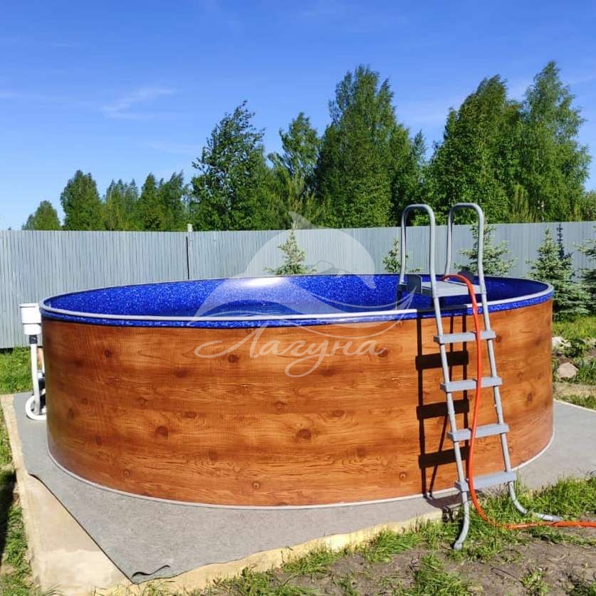 Купить круглые бассейны 1,25 м. Лагуна с доставкой